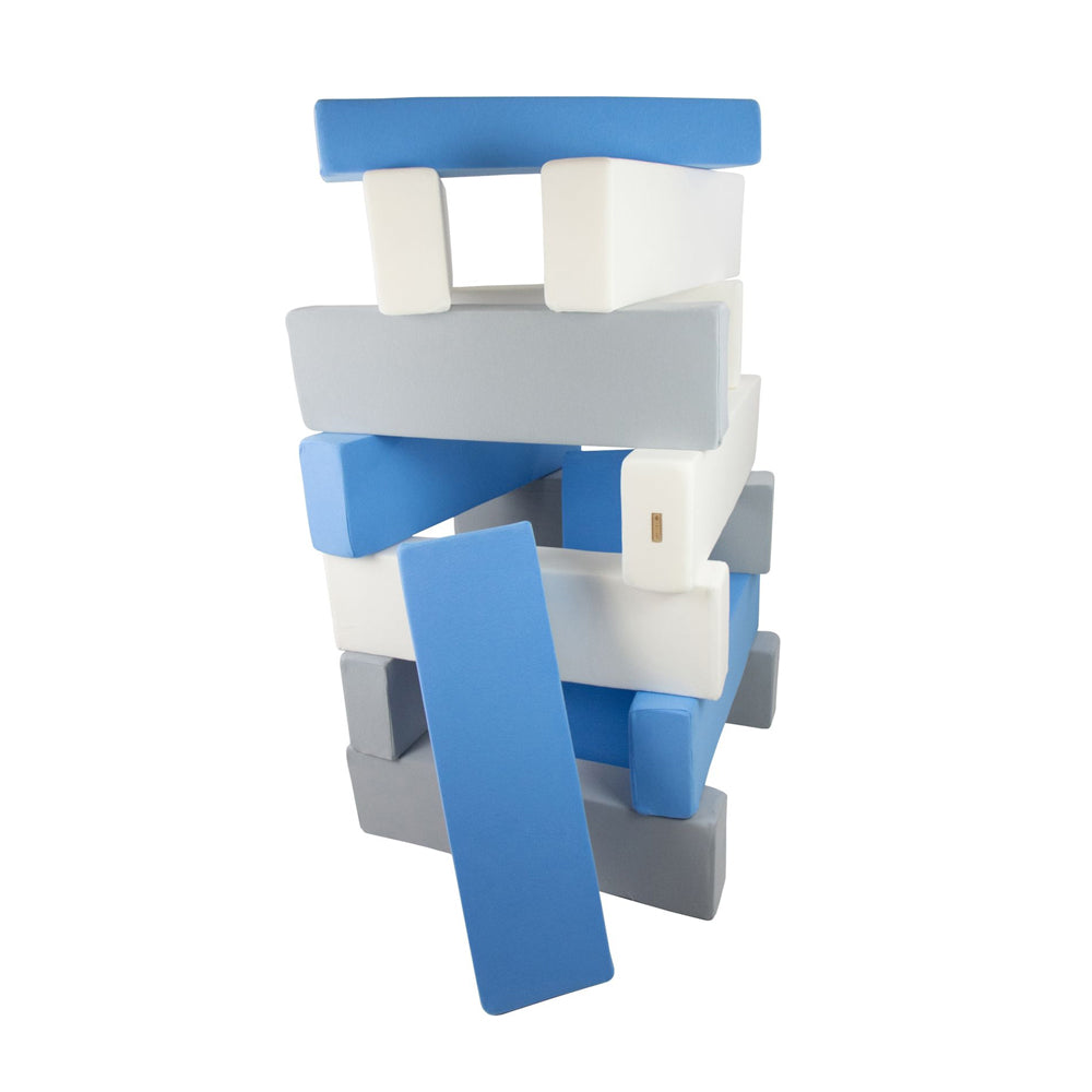 Giant Tumbling Tower Blocks - Blue – Soft Play Kingdom