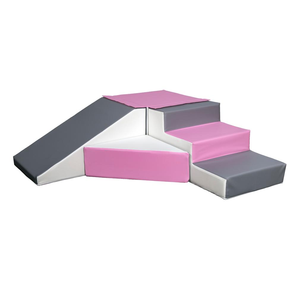 Step & Slide, Pink – Soft Play Kingdom